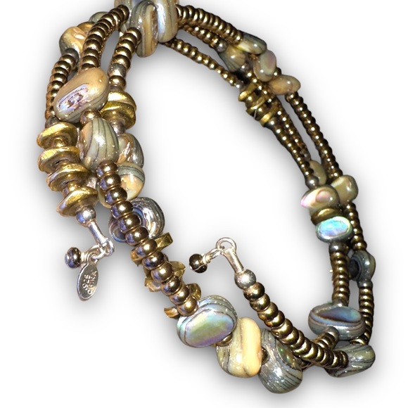 Silpada | Jewelry | Silpada Wraparound Abalone Paua Shell And Bronze ...